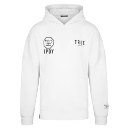 Trueprodigy Sweatshirt 'Aaren' Herren Gr&ouml;&szlig;e S schwarz / wei&szlig;