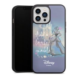 DeinDesign iPhone 13 Pro Max Handy Premium Silikon H&uuml;lle Handyh&uuml;lle schwarz Case Disney Cinderella Official Licensed Product Silikon Premium Case