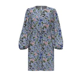 Object Kleid 'RIGA MILA' Damen Gr&ouml;&szlig;e 42 hellblau / gr&uuml;n / dunkellila / hellpink Sommerkleid
