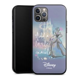 DeinDesign iPhone 12 Pro Handy Silikon H&uuml;lle Case schwarz Handyh&uuml;lle Disney Cinderella Official Licensed Product