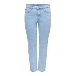 Only Jeans Damen Gr&ouml;&szlig;e 33 hellblau / wei&szlig;