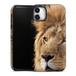 DeinDesign iPhone 11 Handy Panzer Handyh&uuml;lle robuste Outdoor H&uuml;lle Schutzh&uuml;lle matt Jungle Lion Photography Tough Case