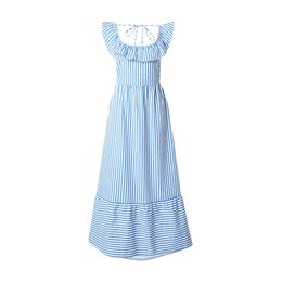 V&eacute;ro Moda Vero Moda Kleid 'VMJarlotte' Damen Gr&ouml;&szlig;e 40 blau / wei&szlig; Sommerkleid