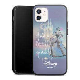 DeinDesign iPhone 12 mini Handy Premium Silikon H&uuml;lle Handyh&uuml;lle schwarz Case Disney Cinderella Official Licensed Product Silikon Premium Case
