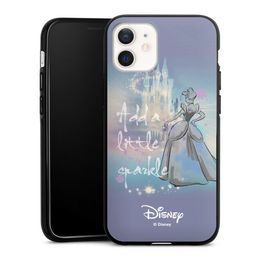 DeinDesign iPhone 12 Handy Silikon H&uuml;lle Case schwarz Handyh&uuml;lle Disney Cinderella Official Licensed Product