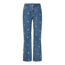 Pieces Jeans 'PCFlora' female size 29 Blue / Olive / White