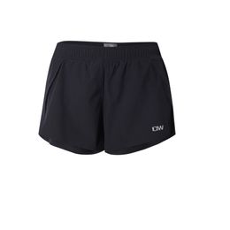 ICANIWILL Sportshorts 'Mirage' Damen Gr&ouml;&szlig;e M hellgrau / schwarz