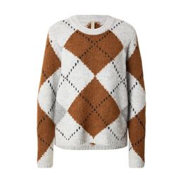 soyaconcept Sweater 'Acacie 1' female size M Caramel / Light grey / Black