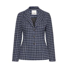 Ichi Blazer 'IHKATE' Damen Gr&ouml;&szlig;e 38 dunkelblau / schwarz / wei&szlig;