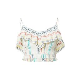 Nasty Gal Top female size M Blue / Yellow / Red / White