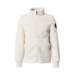 Napapijri Fleece Jacket 'TARALGA' male Beige size M