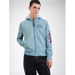 Alpha Industries Between-Season Jacket 'MA-1 TT' male size L Smoke grey / mottled grey