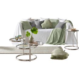 HEINE HOME Witt Plaid, lindgr&uuml;n, Gr&ouml;&szlig;e 40x40 cm - 2-St&uuml;ck-Pckg.