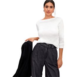 CR&Eacute;ATION L Damen Shirt aus Bio-Baumwolle wei&szlig; Gr&ouml;&szlig;e 36