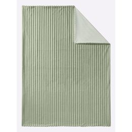 HEINE HOME Plaid, Gr&uuml;n, Gr. 40x40 cm - 2-St&uuml;ck-Pckg., Wohndecken, Material: Polyester