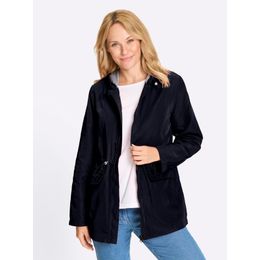 WITT Damen Jacke mit Tunnelzug in der Taille, marine, Gr&ouml;&szlig;e 44