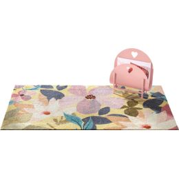 wash+dry by Kleen-Tex Fu&szlig;matte, beige-ros&eacute;, Gr&ouml;&szlig;e 70x120 cm - rechteckig