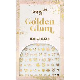 trend !t up Nagelsticker Golden Glam