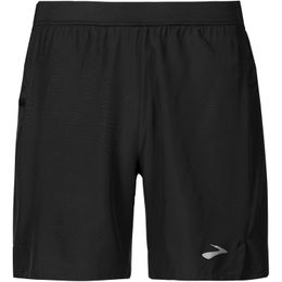 Brooks Journey 7" 2-in-1 Short Funktionsshorts Herren - Gr&ouml;&szlig;e XL - schwarz