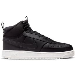 Nike Court Vision Mid Winter Sneaker Herren - Gr&ouml;&szlig;e 44 1/2 - schwarz