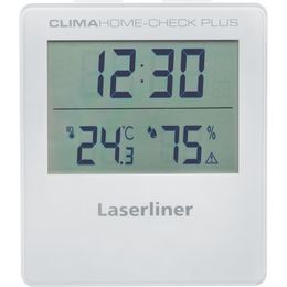 Laserliner Digitales Hygrometer 'ClimaHome-Check Plus' wei&szlig; mit L&uuml;ftungsempfehlung