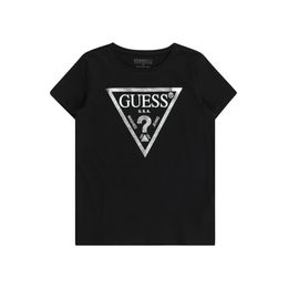 Guess T-Shirt M&auml;dchen Gr&ouml;&szlig;e 152 schwarz / silber