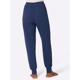 feel good Damen Hose, jeansblau-mint, Gr&ouml;&szlig;e 40/42