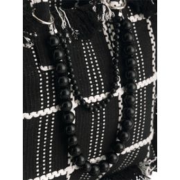 Heine Witt Damen Tasche, schwarz-wei&szlig;, Gr&ouml;&szlig;e 0