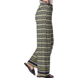 Heine Witt Damen Schlupfhose, oliv-schwarz-bedruckt, Gr&ouml;&szlig;e 50