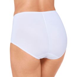 Sloggi Damen Taillenslip aus atmungsaktiver Microfaser, wei&szlig;, Gr&ouml;&szlig;e 46