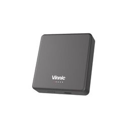VINNIC Powerbank "MANA Magnetic Wireless Powerbank 8.000mAh", 3,85 V 8.000mAh, grau, Akkumulatoren