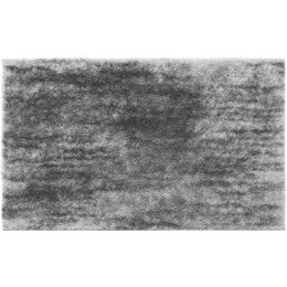 Badematte Grund, H:27mm, grau, Polyester, Badematten, "Elysia", LUXURYSOFT-Flor, ultraweich & angenehm warm, 5 Jahre Garantie