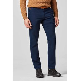 MEYER Herren Chinos "Bonn", blau, Gr. 24, unifarben, 98% Baumwolle, 2% Elasthan, Hosen