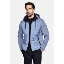 NEW CANADIAN Herren Outdoorjacke "Hybrid Steppblouson", blau, Gr. XXXL, unifarben, 85% Baumwolle, 10% Polyester, 5% Elasthan, Jacken, mit perfekter