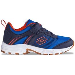Lotto M&auml;dchen Hallenschuh, Gr. 28navy, orange, Kunstfaser, Synthetik, mehrfarbig, Schuhe, - auch f&uuml;r den Hallensport geeignet