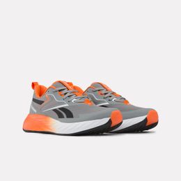 Laufschuh Reebok "VERSE", Herren, Gr. 40, grau, schwarz, atomic tangerine, Synthetik, Textil, Schuhe Laufschuh