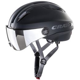 Cratoni Fahrradhelm "Pedelec-Helm EVO", 53/57 Kopfumfang: 53cm - 57cm, schwarz, Helme