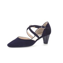 Gabor Damen Spangenpumps "Spangenpumps", Gr. 41blau, Schuhe