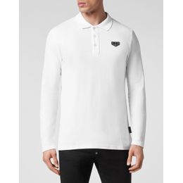 Philipp Plein Herren Poloshirt "Poloshirt", wei&szlig;, Gr. XXL, Obermaterial: 100% Baumwolle, Shirts