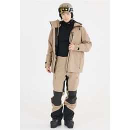 SLOPE Herren Skihose "Bandone", beige, Gr. S, mehrfarbig, 100% Polyester, Hosen, Im wasser- und winddichten Design
