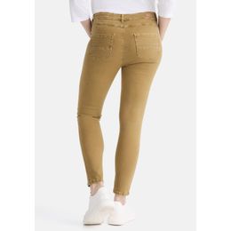 STOOKER WOMEN Damen 5-Pocket-Jeans "Rio Colour Skinny Fit Jeans", gr&uuml;n, Gr. 44, Denim/Jeans, 98% Baumwolle, 2% Elasthan, Jeans, Skinny Fit Casual