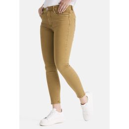 STOOKER WOMEN Damen 5-Pocket-Jeans "Rio Colour Skinny Fit Jeans", gr&uuml;n, Gr. 40, Denim/Jeans, 98% Baumwolle, 2% Elasthan, Jeans, Skinny Fit Casual