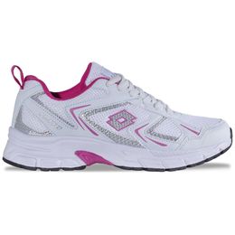 Lotto Damen Sneaker, Gr. 42wei&szlig;, pink, Kunstfaser, Synthetik, Schuhe, - besonders leicht & bequem