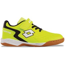 Lotto M&auml;dchen Hallenschuh, Gr. 33, gelb, Synthetik, mehrfarbig, Schuhe, - auch f&uuml;r den Hallensport