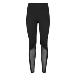 Plein Sport Damen Leggings "2-in-1 Laufhose", schwarz, Gr. L, Obermaterial: 75% Polyamid, 25% Elasthan; Futter: 89% Polyamid, 11% Elasthan, Hosen