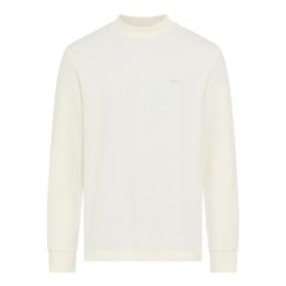 BOSS Orange Herren Langarmshirt "Te explorer", beige, Gr. XL, unifarben, Single Jersey, Obermaterial: 100% Baumwolle, Shirts, Rundhalsausschnitt,