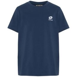 Lotto M&auml;dchen T-Shirt, blau, Gr. 158, clean, 100% Cotton, Shirts, - mit kleiner Logostickerei