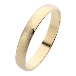 Firetti Damen Trauring "Schmuck Geschenk Gold 375 Hochzeit Ehering Trauring "LIEBE"", 17, ohne Brillant, Gelbgold 375, 3,5mm, gold, Gelbgold 375,
