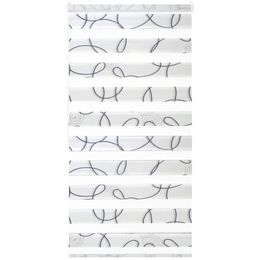Doppelrollo GOOD LIFE, B:100cm H:150cm, bunt, Polyester, Rollos, "Alina 2", 1 St&uuml;ck