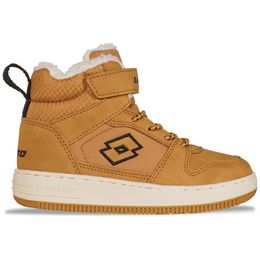 Lotto Kinder Sneaker, Gr. 28, schwarz, Synthetik, Textil, Schuhe, - mit kuschelig-warmem Teddyfutter
